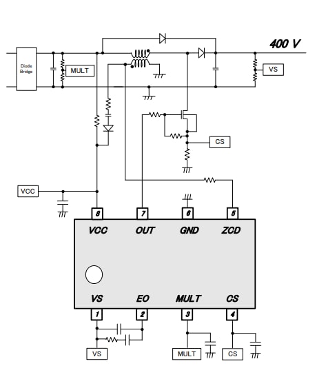 BD7696FJ Power Factor Correction Controller IC - ROHM | Mouser